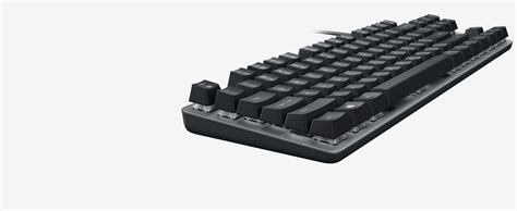 Logitech K Wired Mechanical TKL Aluminum Keyboard Tenkeyless PC Keyboard With Compact And