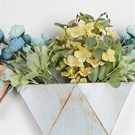 Купить Шестиугольный железный цветочный горшок Творческий настенный висячий цветок на стене