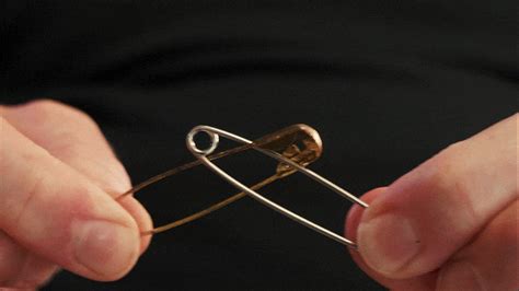 Penetrating Safety Pins Magic Trick