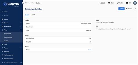 View Details Of A Cluster Policy Appvia Wayfinder View Details Of A Cluster Policy Appvia Wayfinder