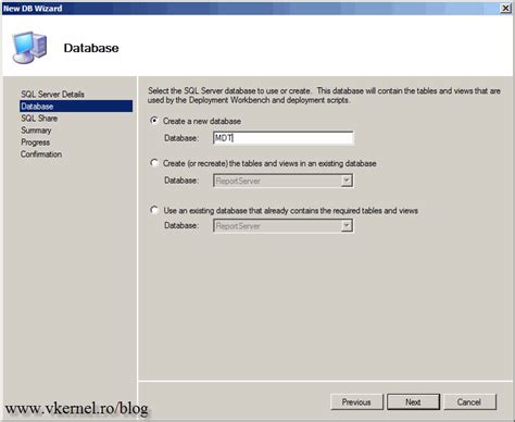 Creating And Configuring The Mdt Database Adrian Costeas Blog