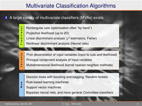 PPT T MVA ToolKit For Multivariate Analysis With ROOT PowerPoint Presentation ID