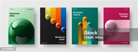 기하학적 사실구 핸드빌 일러스트 번들 여러 가지 색의 엽서 A4 디자인 벡터 레이아웃 세트 개념에 대한 스톡 벡터 아트 및 기타 이미지 Istock