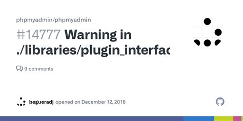 warning in libraries plugin interface lib php 551 · issue 14777