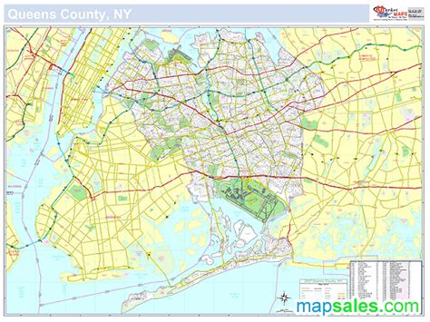 Queens Printable Zip Code Map