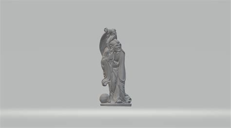 Stl File Arhat Buddhist Deity Statue 3d Print Model 🗿 ・3d Printer Design To Download・cults