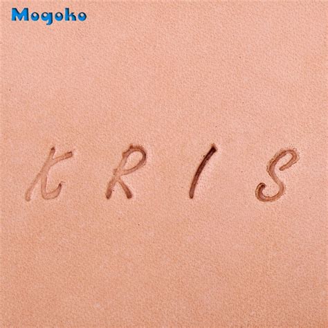 Badu Bg Mogoko Alphabet Az Инструменти за щамповане на кожа Печат и щанцоване и 10 шаблона