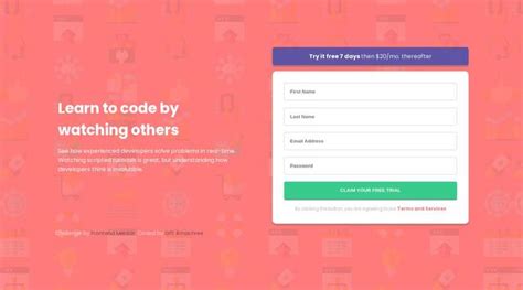 Frontend Mentor Built Using React Coding Challenge Solution