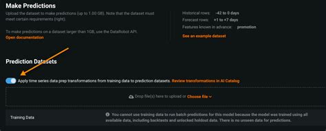 data prep for time series datarobot docs