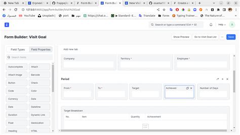 new empty column break added automatically in form builder frappe