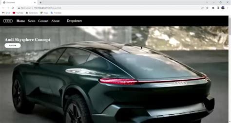 Tarun Kale On Linkedin My First Html And Css Front Design Audi Car