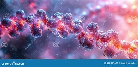 Molecular Structure Depicting A Colorful Representation Of Biochemistry Stock Image Image Of