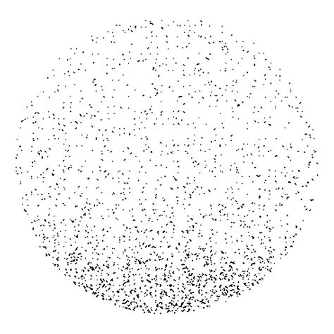 Premium Vector Dotwork Noise Gradient Circle Sand Grain Effect Black