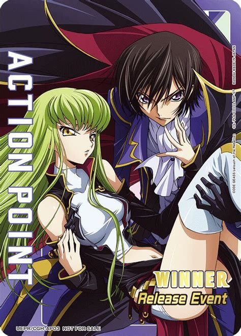 Action Point Card Release Event Winner Uex03bt Code Geass Lelouch