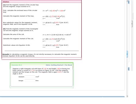 Solved Find The Magnetic Moment Of The Circular Loop And The Chegg