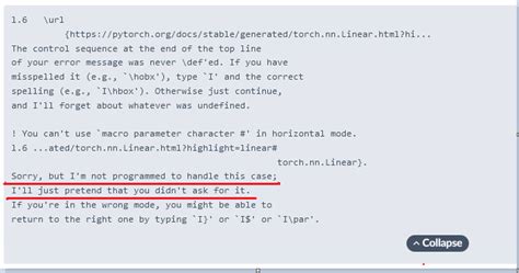 i love the error messages in overleaf r programmerhumor