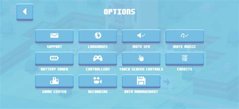 settings menu game ui database