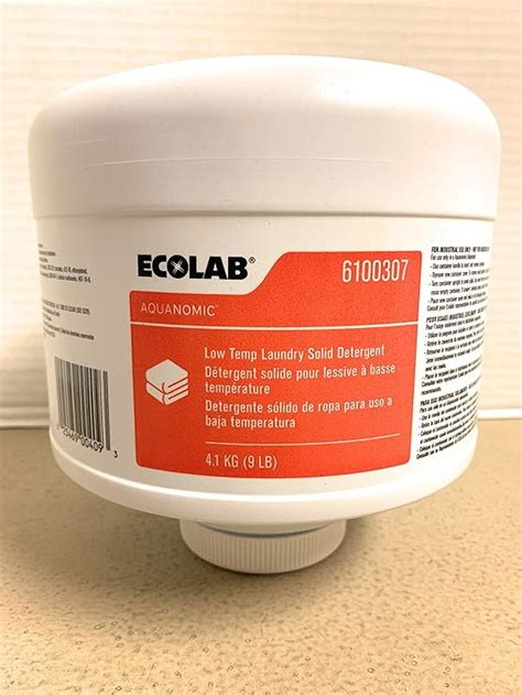 Ecolab Low Temp Laundry Solid Detergent 9 Lb Amazon Ca Health