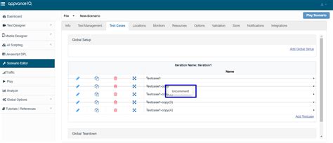 Working With Test Cases