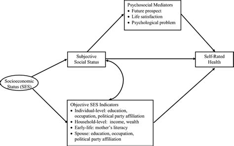 Conceptual Framework Linking Subjective Social Status To Self Rated