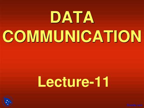 Analog And Digital Signals Data Communication Lecture Slides Docsity