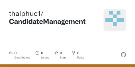 GitHub Thaiphuc CandidateManagement