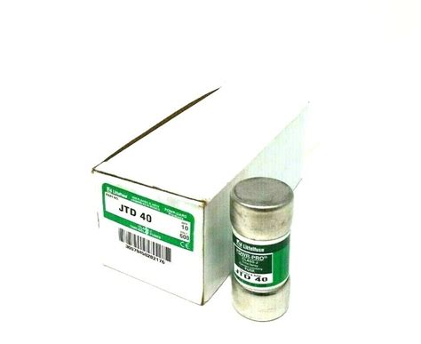 10 New Littelfuse Jtd 40 Fuses Jtd40 Sb Industrial Supply Inc