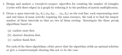 Design And Analyze A Transform Conquer Algorithm For