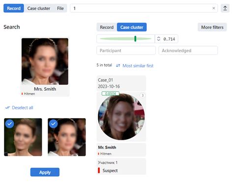 Search Faces In System — Findface Cibr 211 Documentation