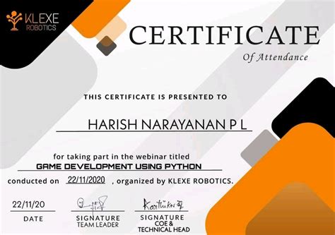harish narayanan p l on linkedin python robotics gamedevelopment