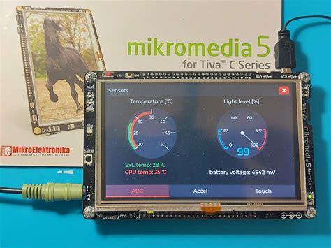 Mikromedia For Tiva C And LVGL GUI Library OptoLAB