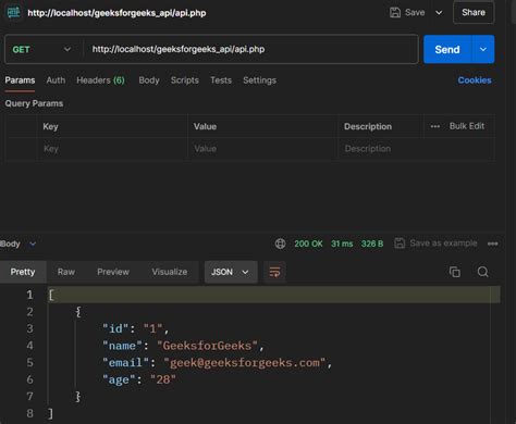 Building A Rest Api With Php And Mysql Geeksforgeeks