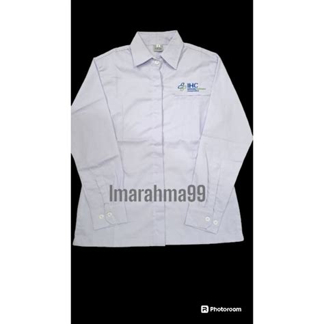 Jual Kemeja Ihc Seragam Ihc Baju Ihc Model Slimfit Cewek Lengan Panjang Shopee Indonesia