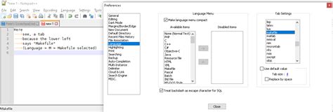 Cannot Disable Tab To Space Notepad Community