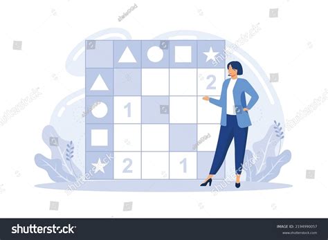 Dsm Design Structure Matrix Management Complex Stock Vector Royalty