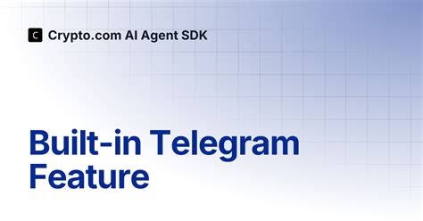 telegram plugin ai agent sdk