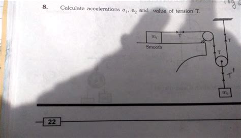 SOLVED Calculate Acceleration A A And Value Of Tension T Calculate Accelerations A A