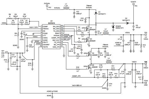 Typical Application For 3 In 1 Pwm Dual Buck And Linear Ddr Power