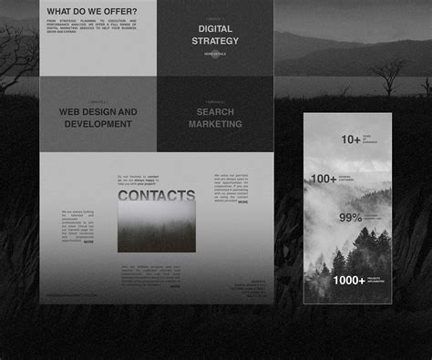 Xyz Digital Agency Landing Page Behance