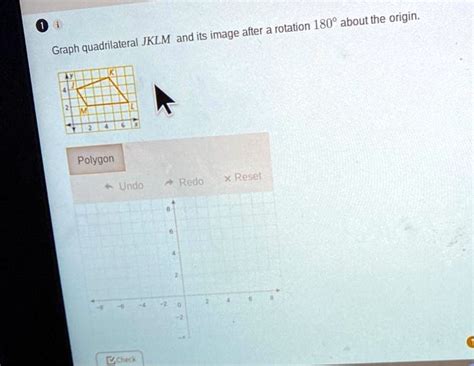 About The Origin JKLM And Its Image After A Rotation Graph Quadrilateral Polygon Redo