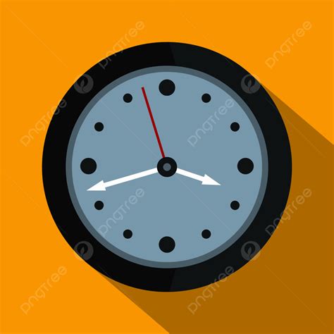 Clock Isolated Vector Art Png Clock Design Icon Vector Isolated Illustration Seconds Round