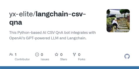 Github Yx Elitelangchain Csv Qna This Python Based Ai Csv Qna Bot Integrates With Openais