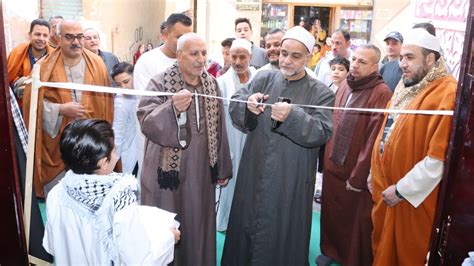 الشيخ مصطفي إبراهيم عبيد أفتتاح مسجد المرسي محمد إبراهيم الشهير