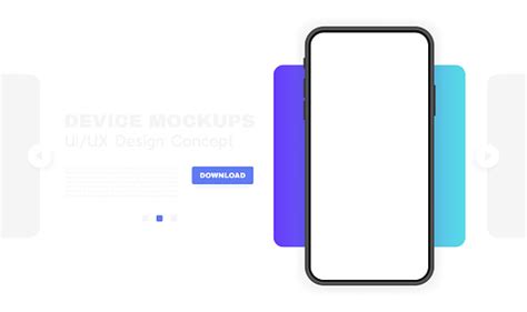스마트 폰 빈 화면 전화 모형 새로운 전화 모델 최소한의 스타일로 인포그래픽 또는 프레젠테이션 Ui 디자인 인터페이스를 위한 템플릿입니다 벡터 일러스트레이션 3차원 형태에