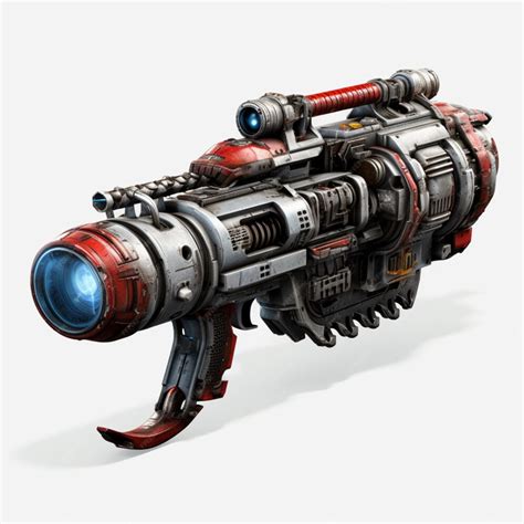 Premium Ai Image Vindicator Minigun With White Background High Quali