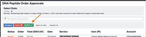 Batch Approving Orders Hsc Cores Bookstack