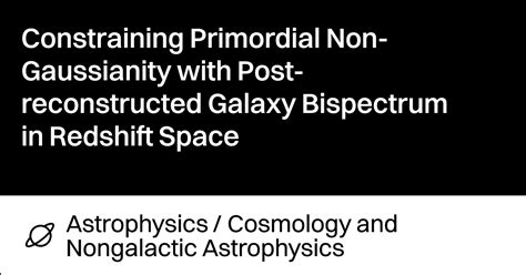 Constraining Primordial Non Gaussianity With Post Reconstructed Galaxy