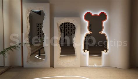 11280 Free Sketchup Mirror Model Download Sketchup Models For Free Download