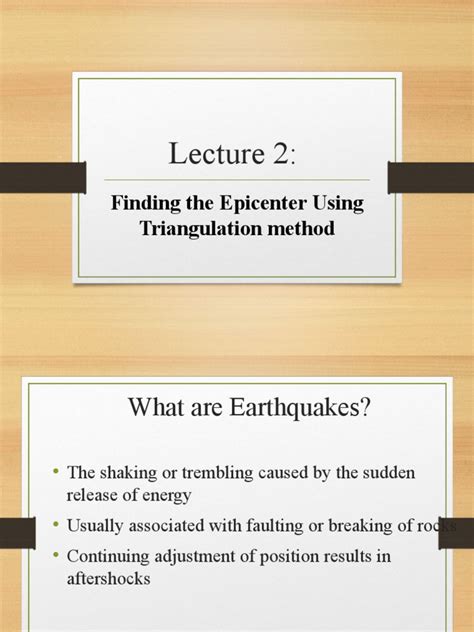 Earthquake Location Pdf Earthquakes Seismology