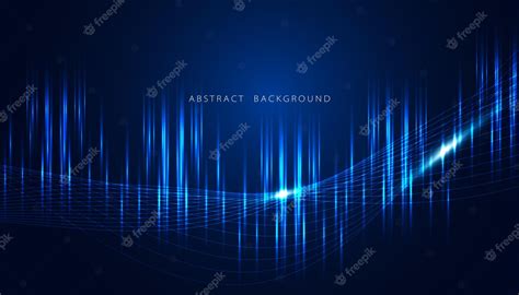 Premium Vector Abstract Wave Vector Beautiful Lines Concept Technology Network Internet